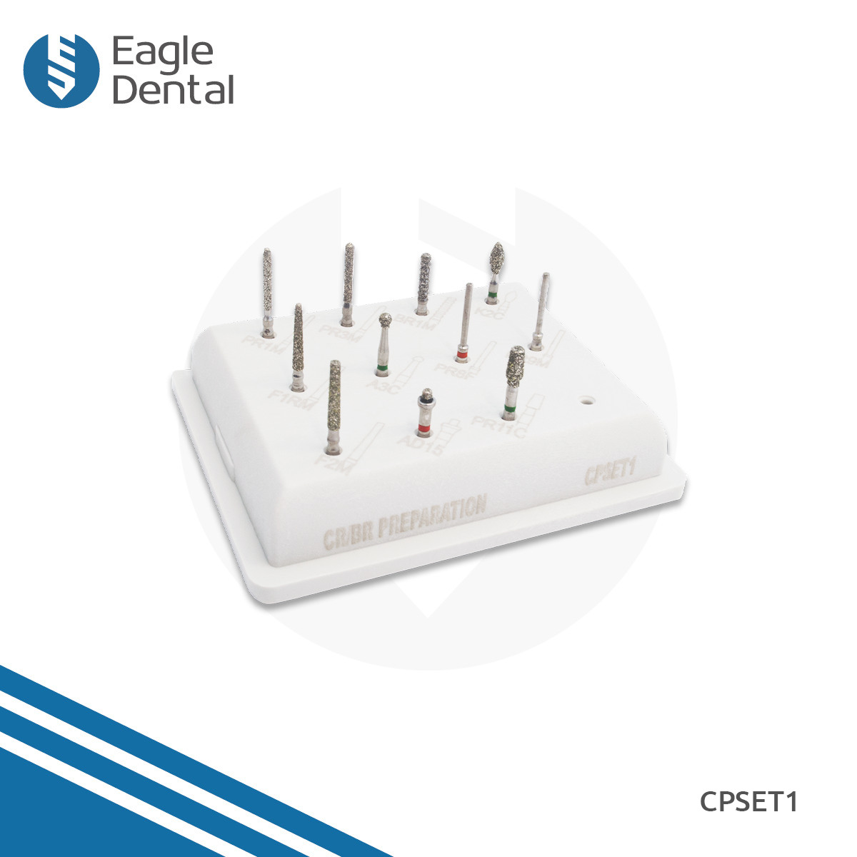 Crown and bridge preparation - starter kit – Eagle Dental Burs